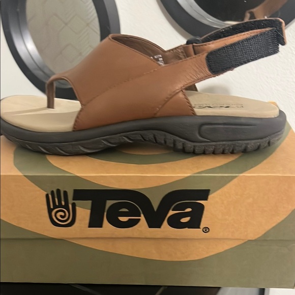 Teva | Shoes | Teva Tan Leather Sandals | Poshmark
